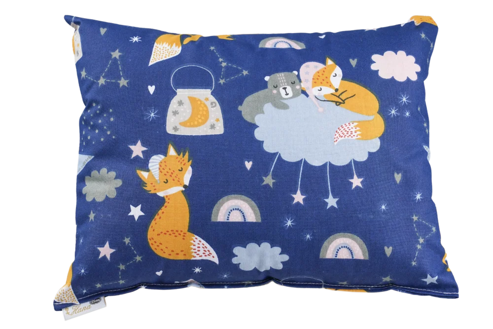 Children's premium herbal pillow large - Pattern: D02 Spící liška :: Pleva