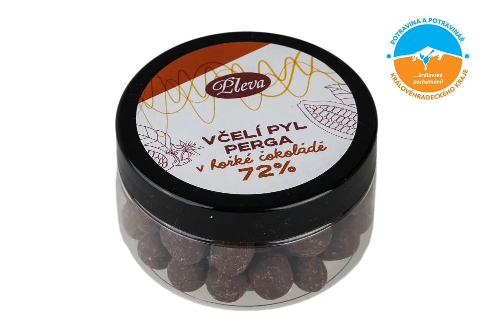 Perga Bee Pollen in 72% Dark Chocolate | Pleva